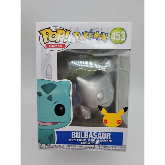 Funko | Toys | Funko Pop Animation Pokmon Bulbasaur Silver Metallic ...